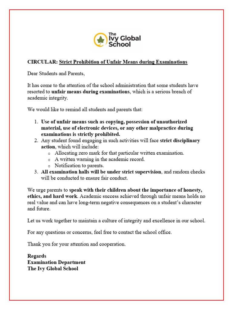 Unfair Mean Policy | PDF