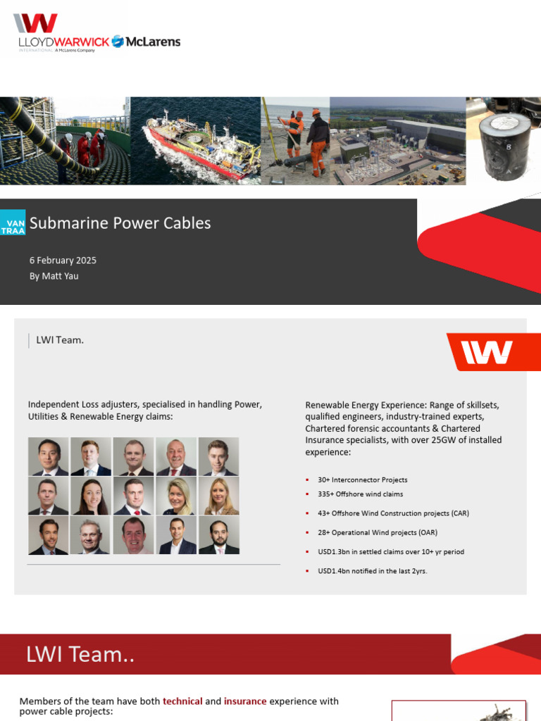 LWI Submarine Power Cables Feb 2025 | PDF | Offshore Wind Power | Wind ...