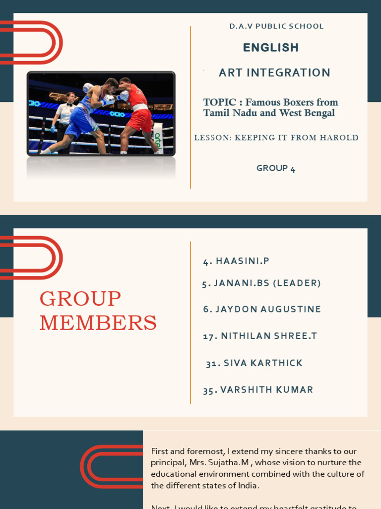 Tamil Nadu & Bengal's Boxing Legends | PDF