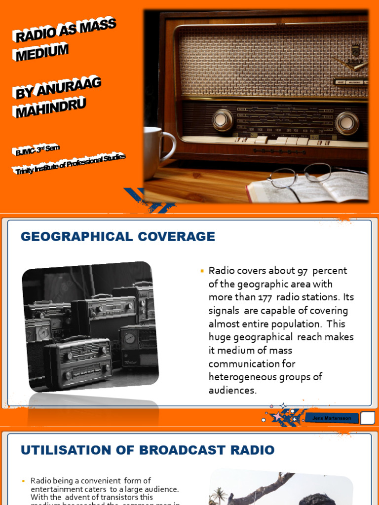 Impact of Radio as a Mass Medium | PDF | Broadcasting | Mass Media