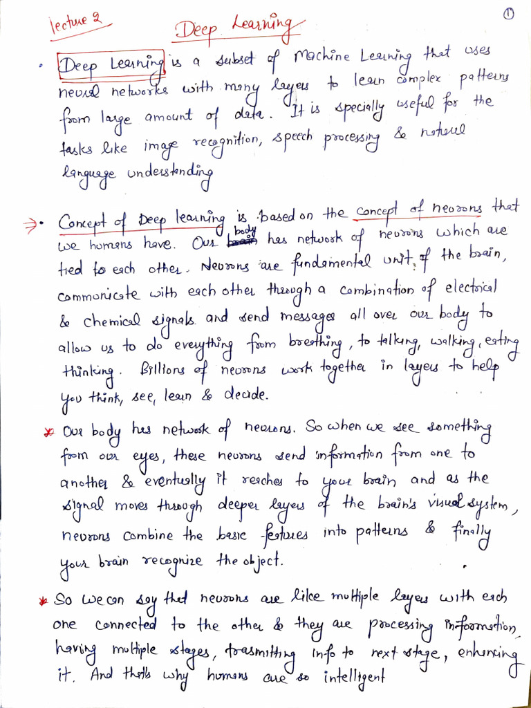 Understanding Deep Learning Concepts | PDF