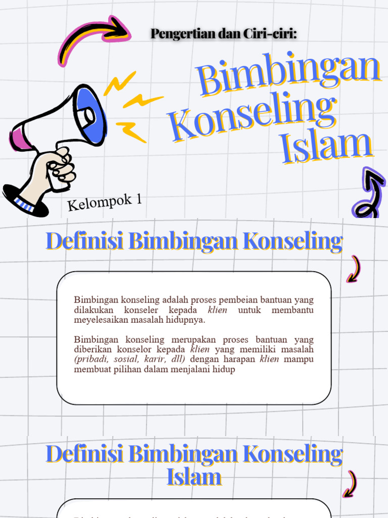 Bimbingan Konseling Islam: Definisi dan Manfaat | PDF