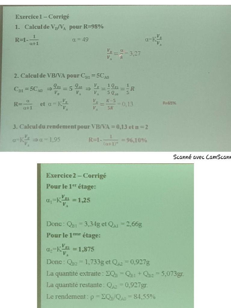 Correction TD 1 Analytique | PDF