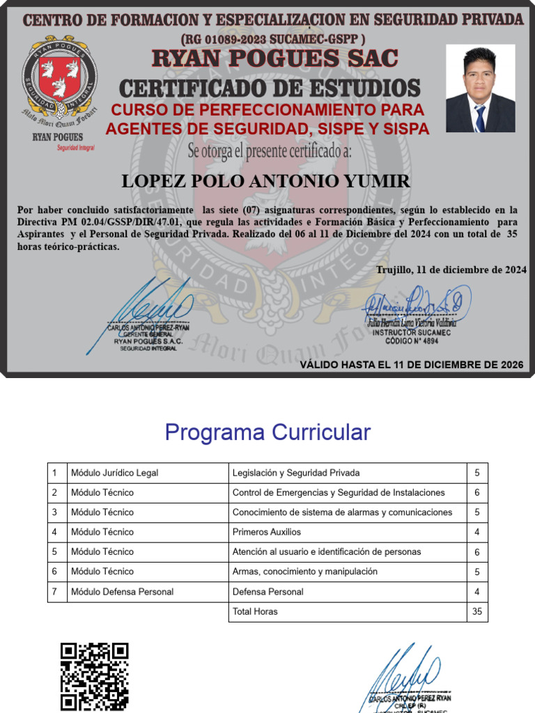 Cert. Lopez Polo | PDF