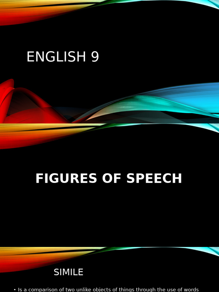 English 9 - Figures of Speech | PDF