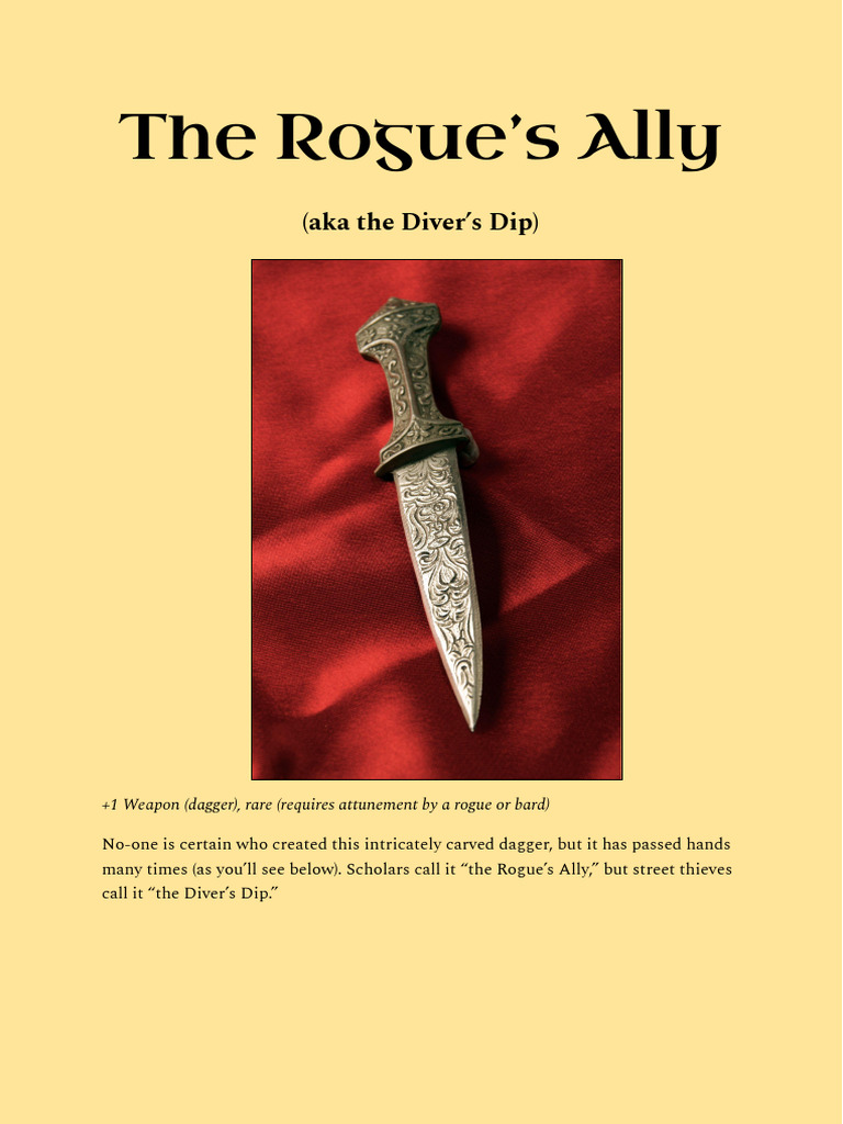 The Rogue's Ally | PDF
