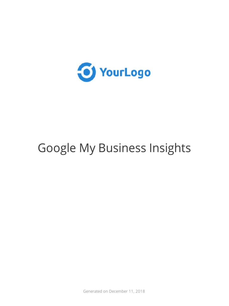 Google My Business Insights | PDF