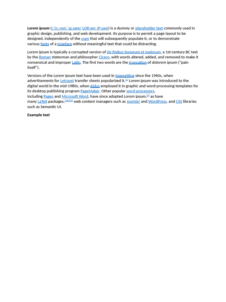 Understanding Lorem Ipsum Text Usage | PDF