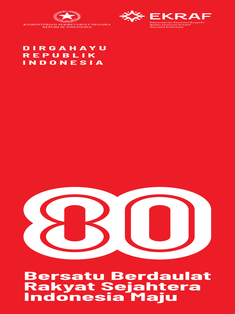 HUT RI 80 - Template - Banner Vertikal 1x3 - 1-3 Logo Instansi | PDF