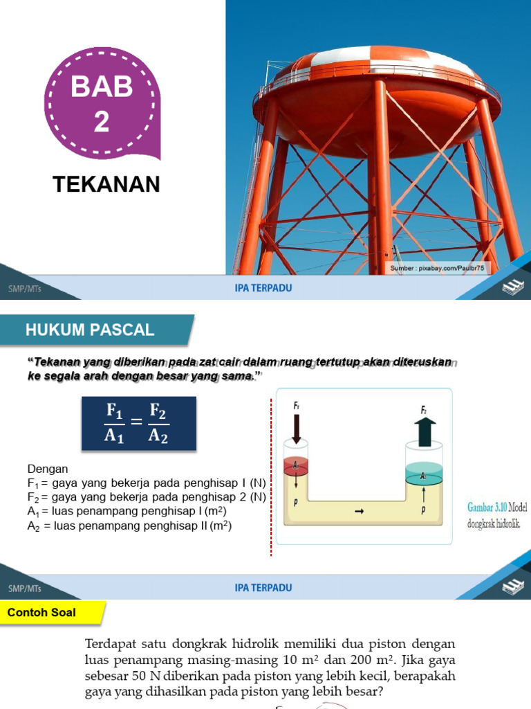 Hukum Pascal dan Boyle dalam Tekanan Zat | PDF