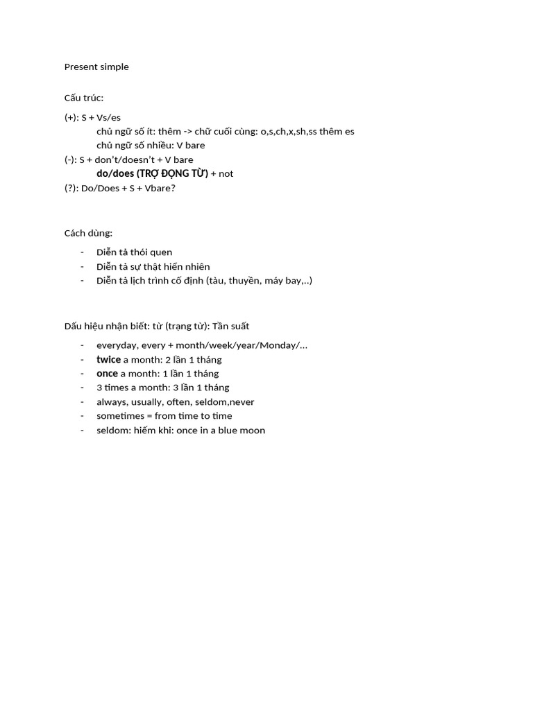English Tenses Overview and Usage Guide | PDF