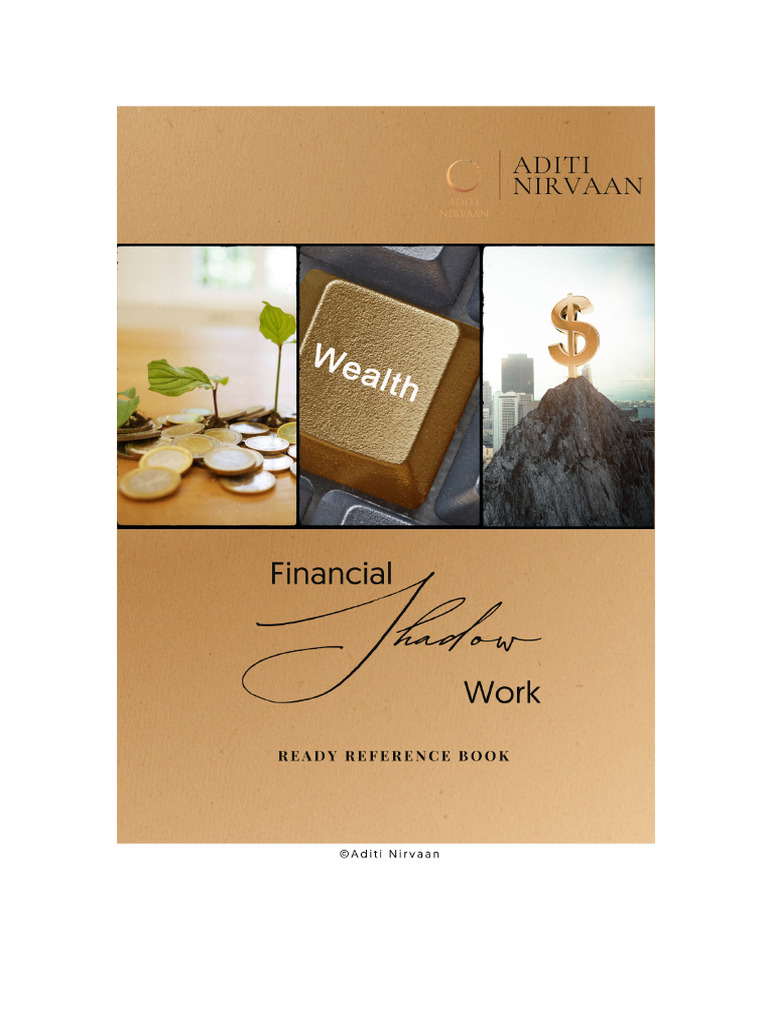 Financial Shadow Self Ready Reference Sheet | PDF | Anxiety | Debt