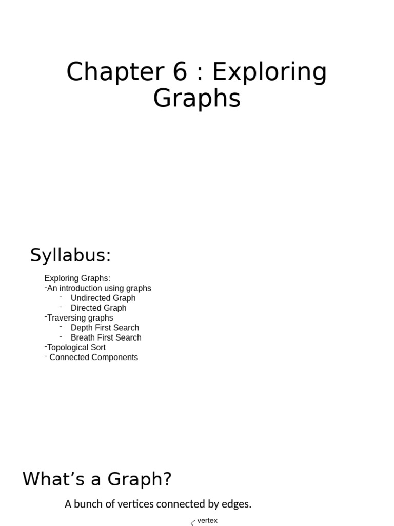 Chapter 6-Exploring Graphs | PDF | Vertex (Graph Theory) | Mathematical Relations
