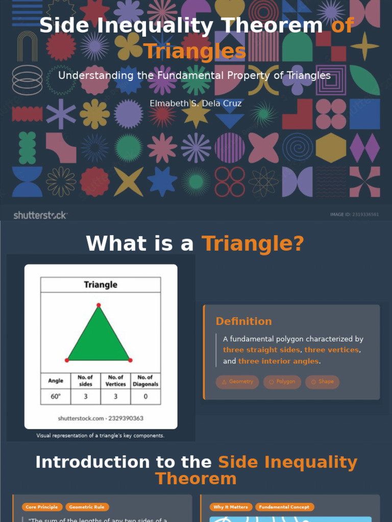 Triangle Side Inequality Theorem Explained | PDF | Triangle | Theorem