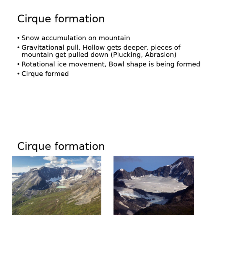 Cirque Formation | PDF