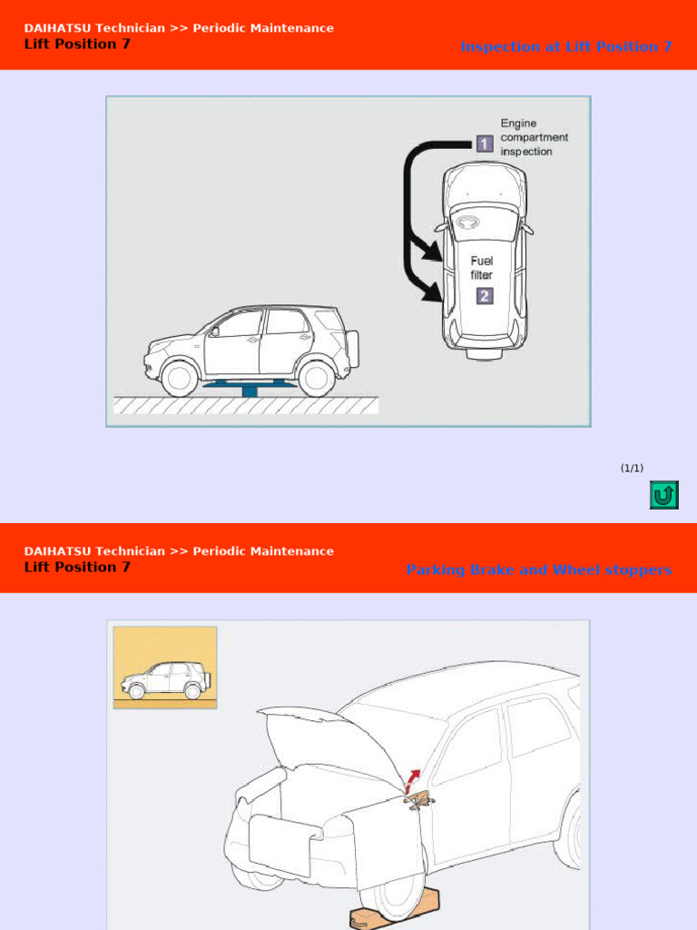 13.periodic Maintenance 4 (Lift Position 7) | PDF | Vehicle Technology ...