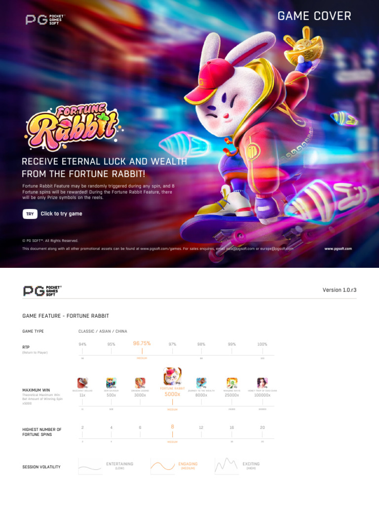 Fortune Rabbit Gameinformation en | PDF | Slot Machine