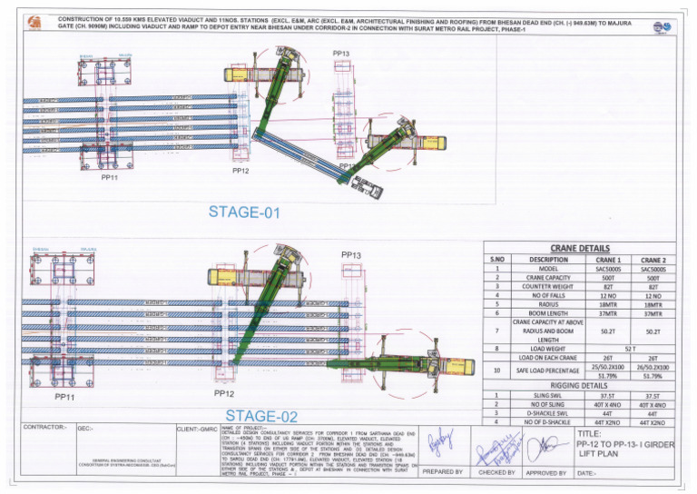 Lifting Plan PP12-PP13 Location | PDF