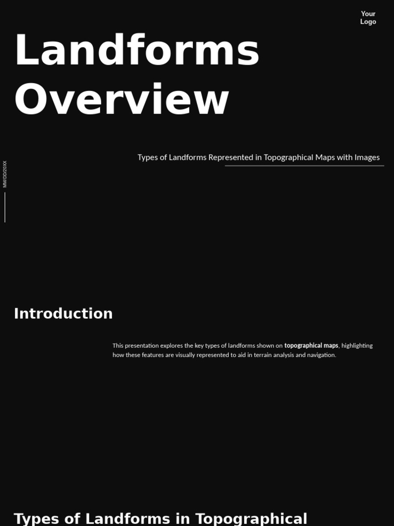 Landforms Overview | PDF | Contour Line | Topography