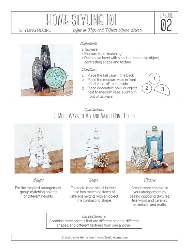 HS101 Styling Recipe Ep2 | PDF