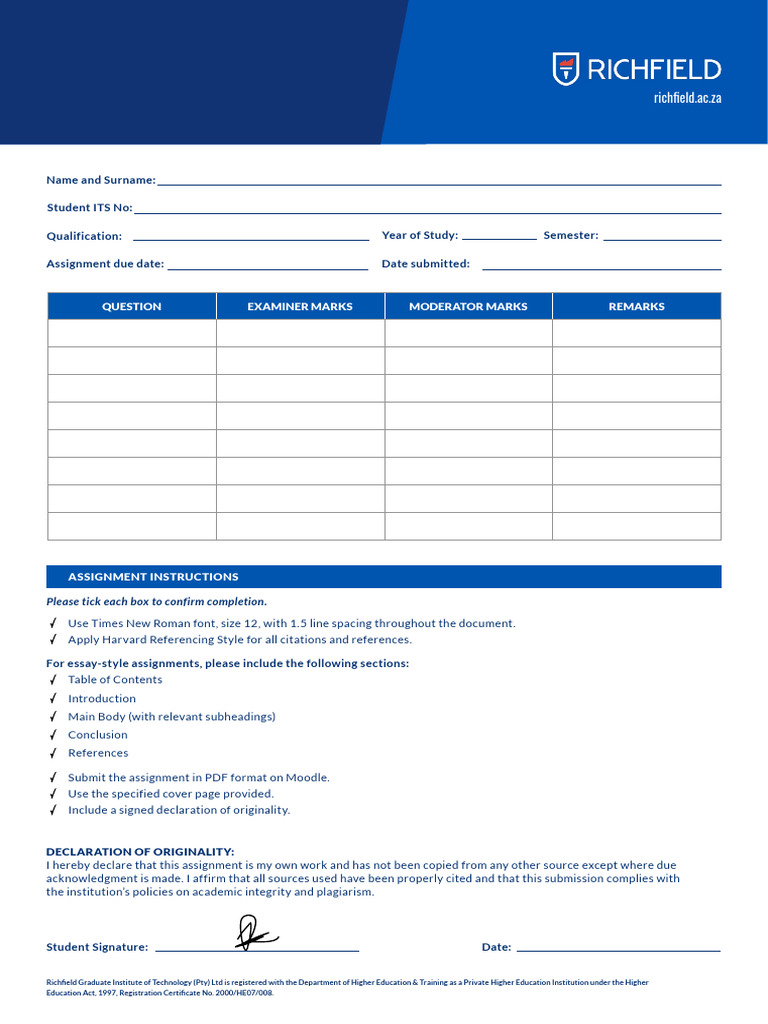 DSC500 Assignment (Certificate Signature) | PDF
