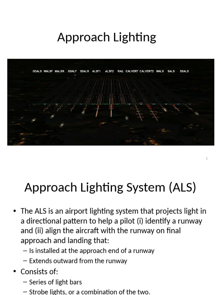 Approach Lighting | PDF | Aviation