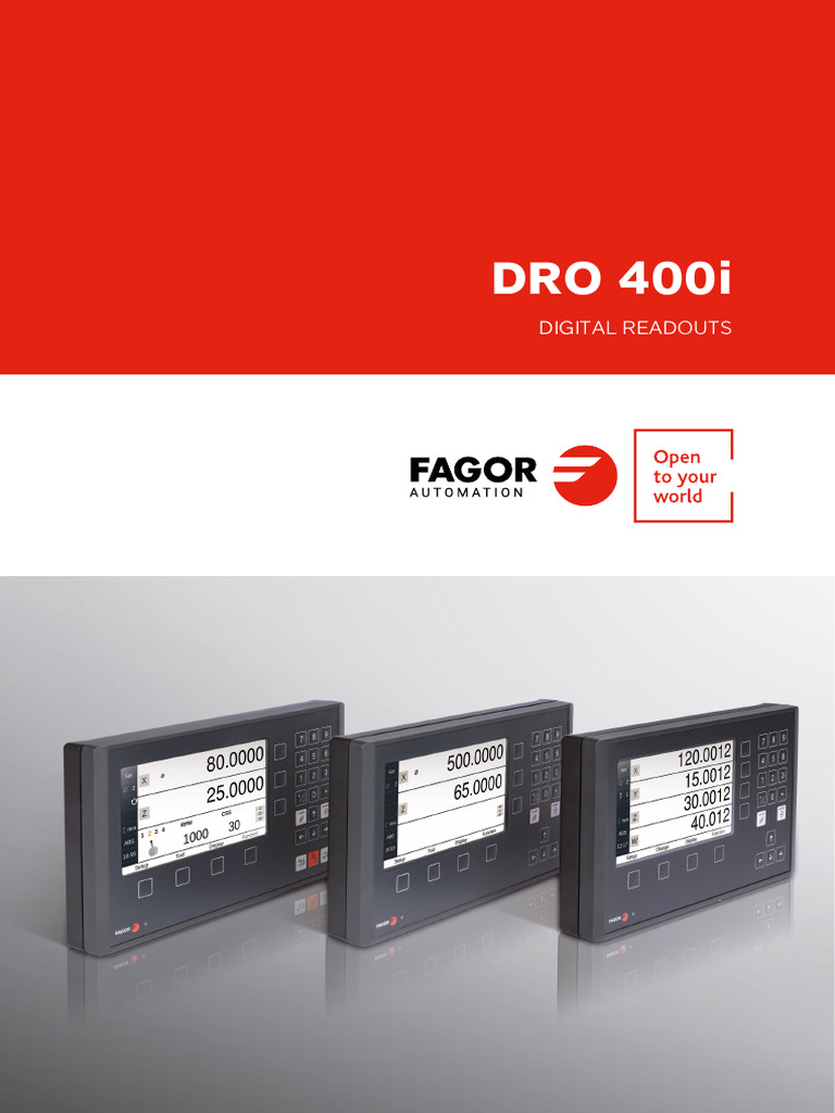 DRO Readout Screen - 3 and 4 Axes | PDF | Power Supply | Alternating ...
