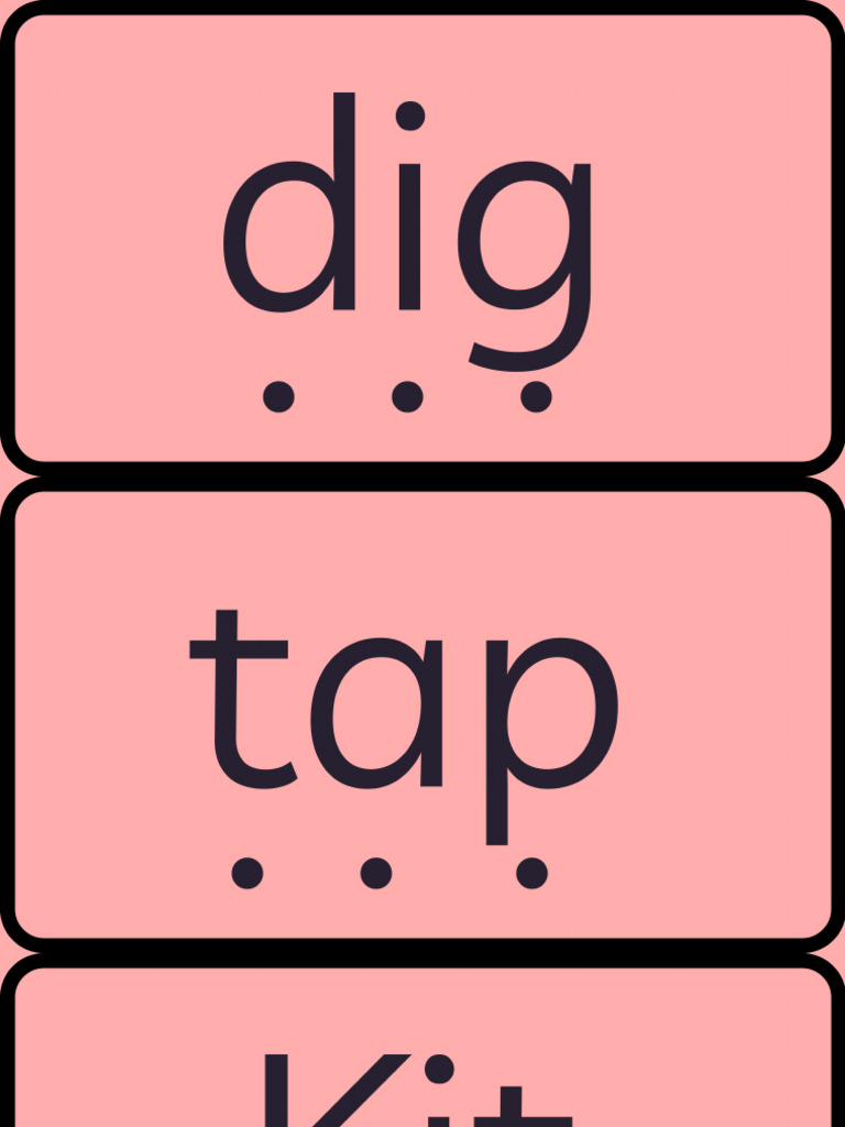 Colorful and Fun Phonics CVC Words - Short Vowel Sound I Presentation | PDF
