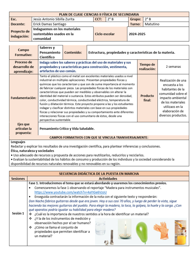 Estructura, Propiedades y Características de La Materia | PDF | Energía ...
