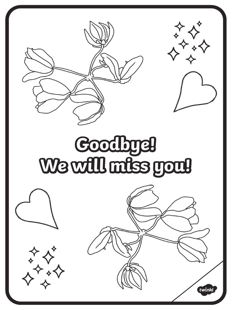 T TP 1710834042 Good Luck and Goodbye Colouring Poster Pack Ver 2 | PDF