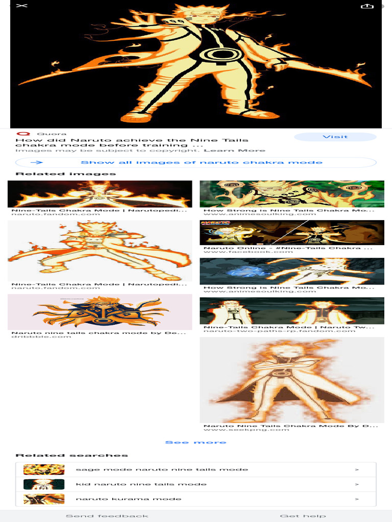 Naruto's Nine-Tails Chakra Mode Explained | PDF