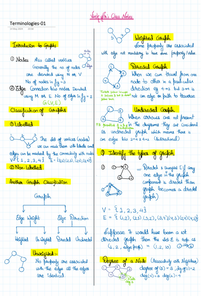 Graph Notes | PDF