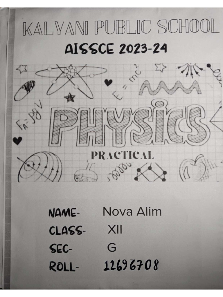 Phy XII Prac 2023-24 - Compressed | PDF