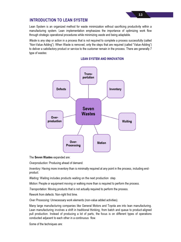 Introduction to Lean System Principles | PDF | Lean Manufacturing ...