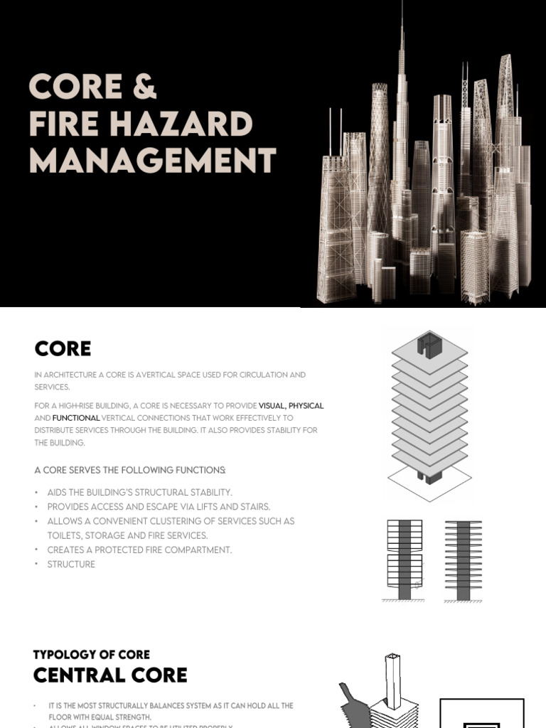 High-Rise Building Fire Safety Design | PDF | Stairs | Elevator