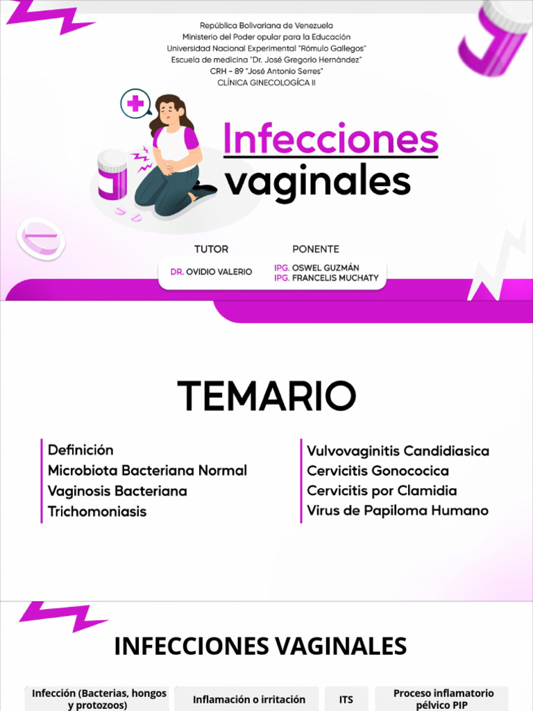 Infecciones Vaginales | PDF | Inmunología | Medicina CLINICA