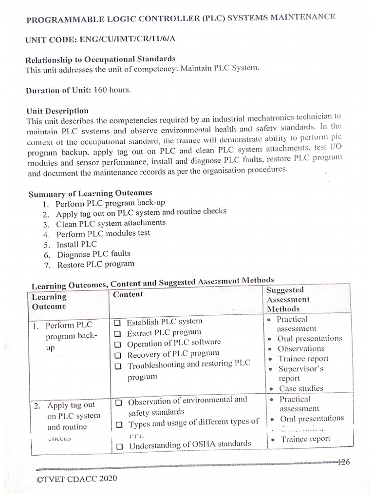 PLC Maintenance | PDF