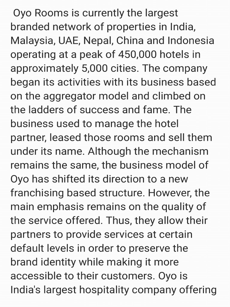 OYO Rooms | PDF