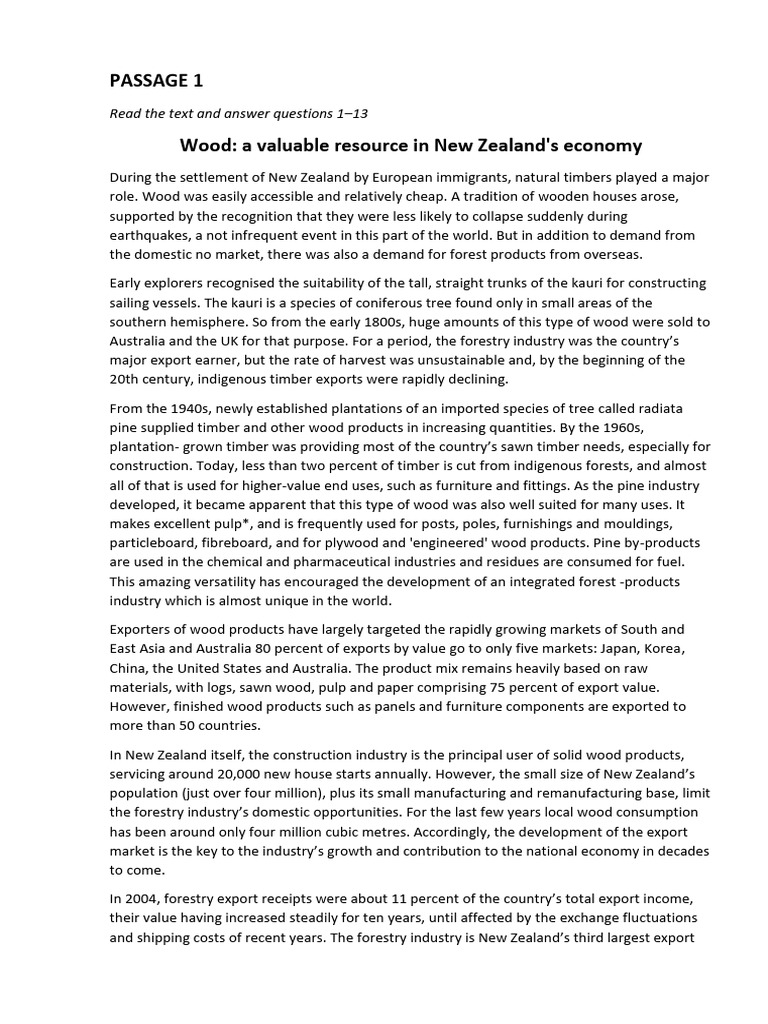 Wood's Economic Impact in New Zealand | PDF | Epistemology | Wood