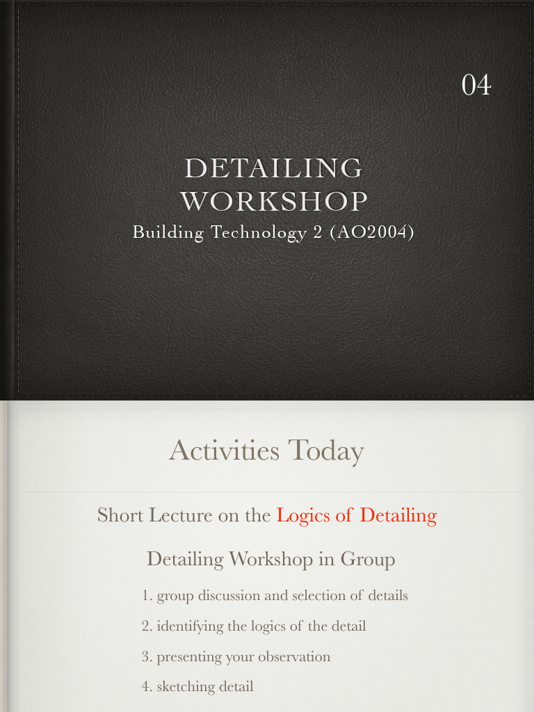 Detailing Workshop: Structural Fixation Techniques | PDF | Framing ...