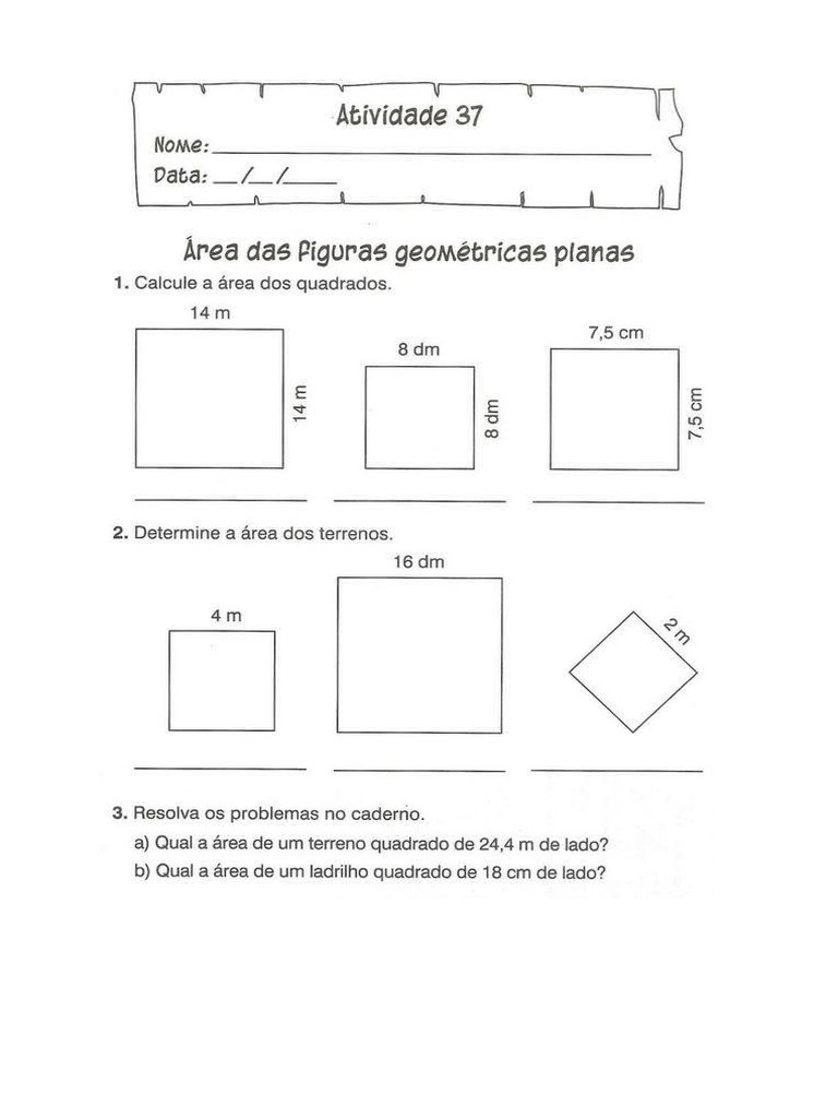 Areas e Perimetros | PDF