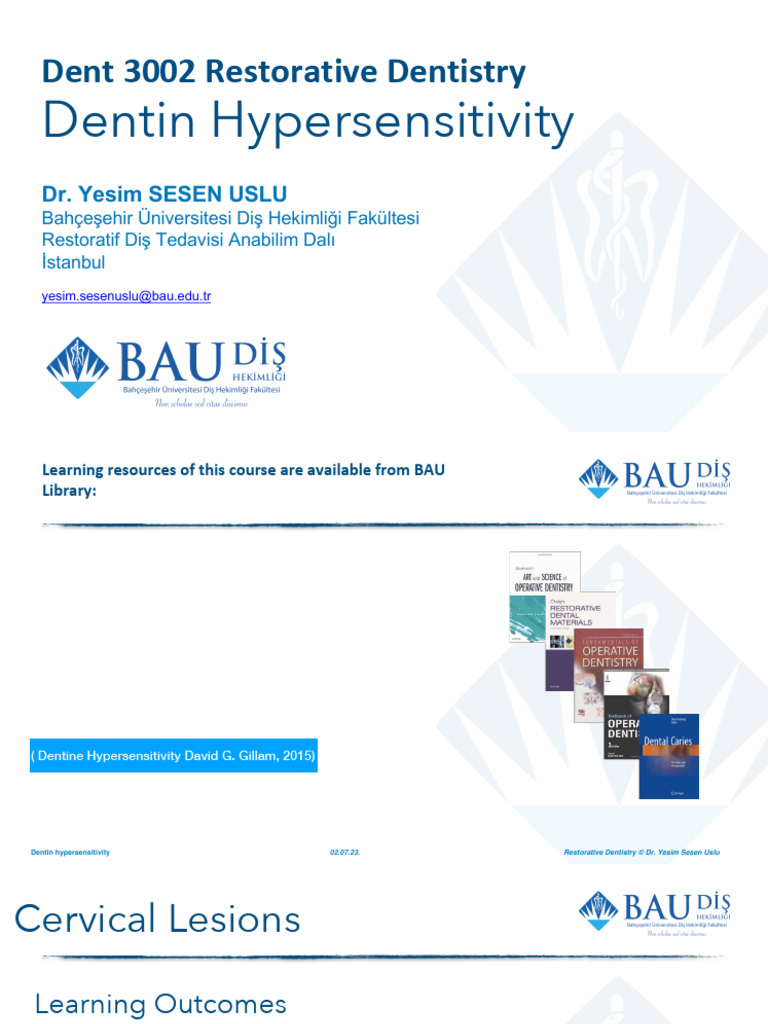 12) Dentin Hypersensitivity | PDF | Dentin | Human Tooth
