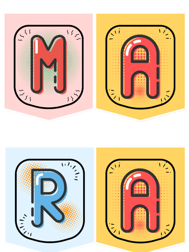 Tarjetas Educativas Días de La Semana Retro Colorido Ilustrativo | PDF