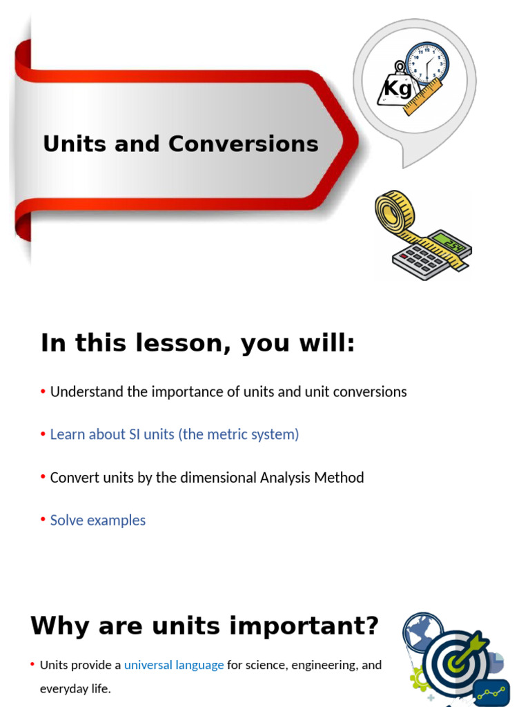 Unit Consistency and Conversion Guide | PDF | International System Of ...