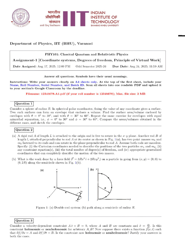 Important Phy-101 | PDF
