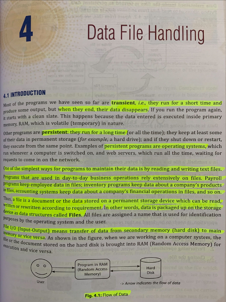 File Handling Part 1 | PDF