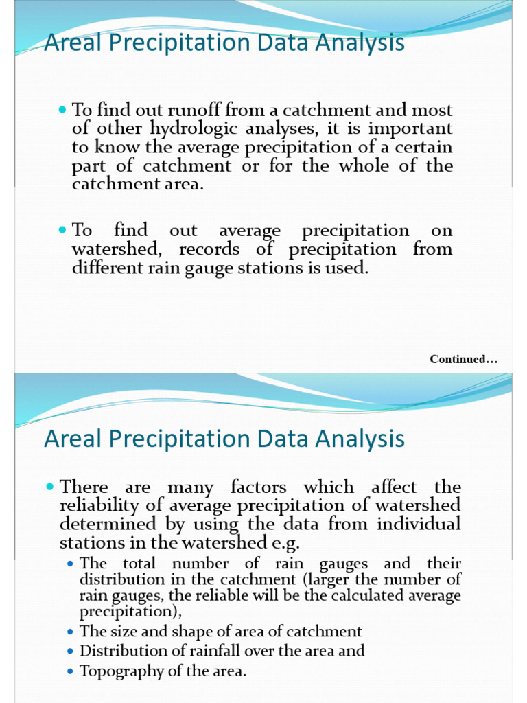 4 Precipitation 2 2024 | PDF | Drainage Basin | Rain