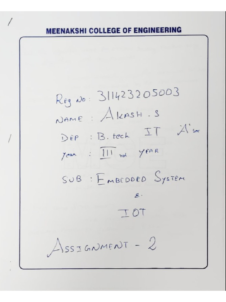 Assignment 2 Eiot | PDF