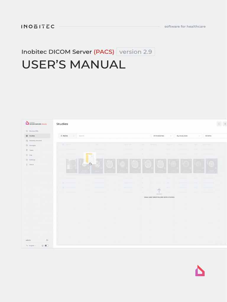 Inobitec DICOM Server PACS Usermanual en | PDF | Databases | Postgre Sql