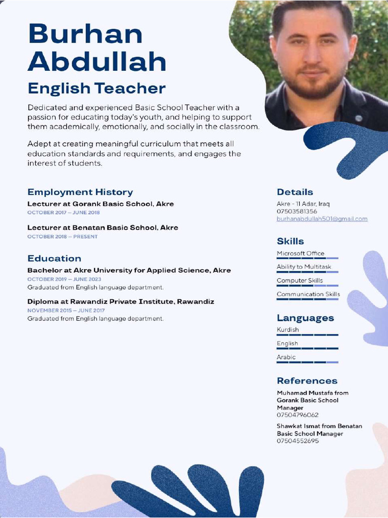 Burhan CV | PDF